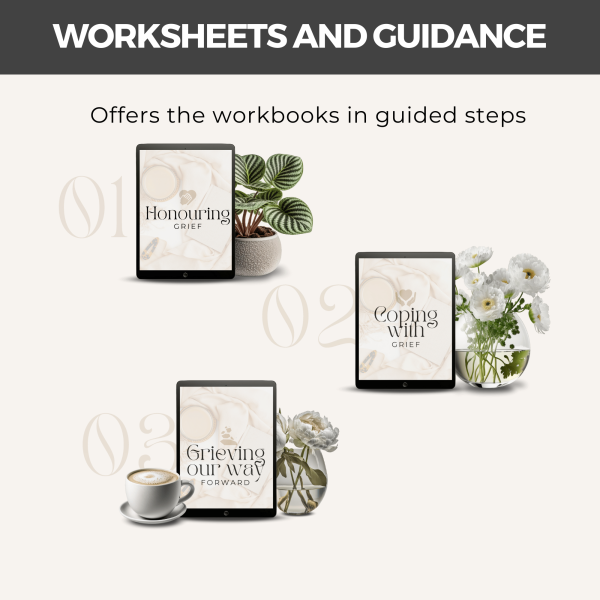 Grief & Loss Worksheets Mega Bundle {Course} - Self Development Collective
