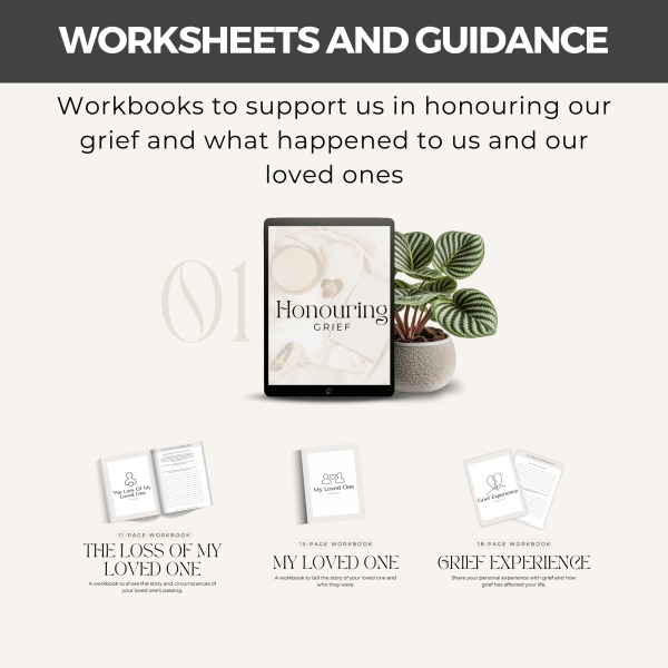 Grief & Loss Worksheets Mega Bundle {Course} - Self Development Collective